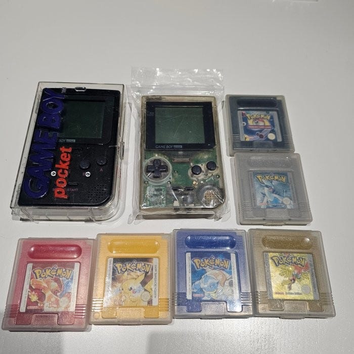 Nintendo - Gameboy Pocket - with Pokémon Games - Videospillkonsoll ...