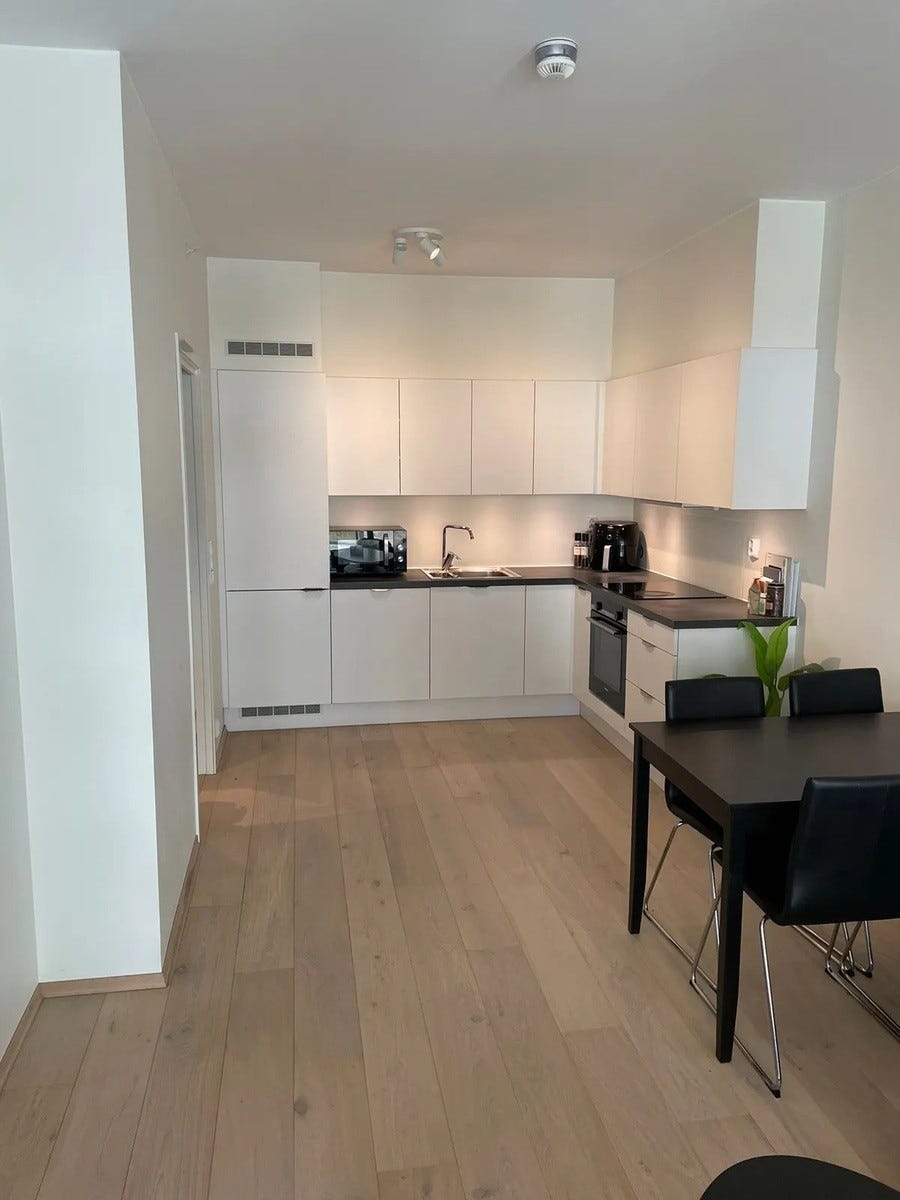 Kronstad: Ny 2-roms, 3.etg, balkong, takterrasse, internett ink, nær ...