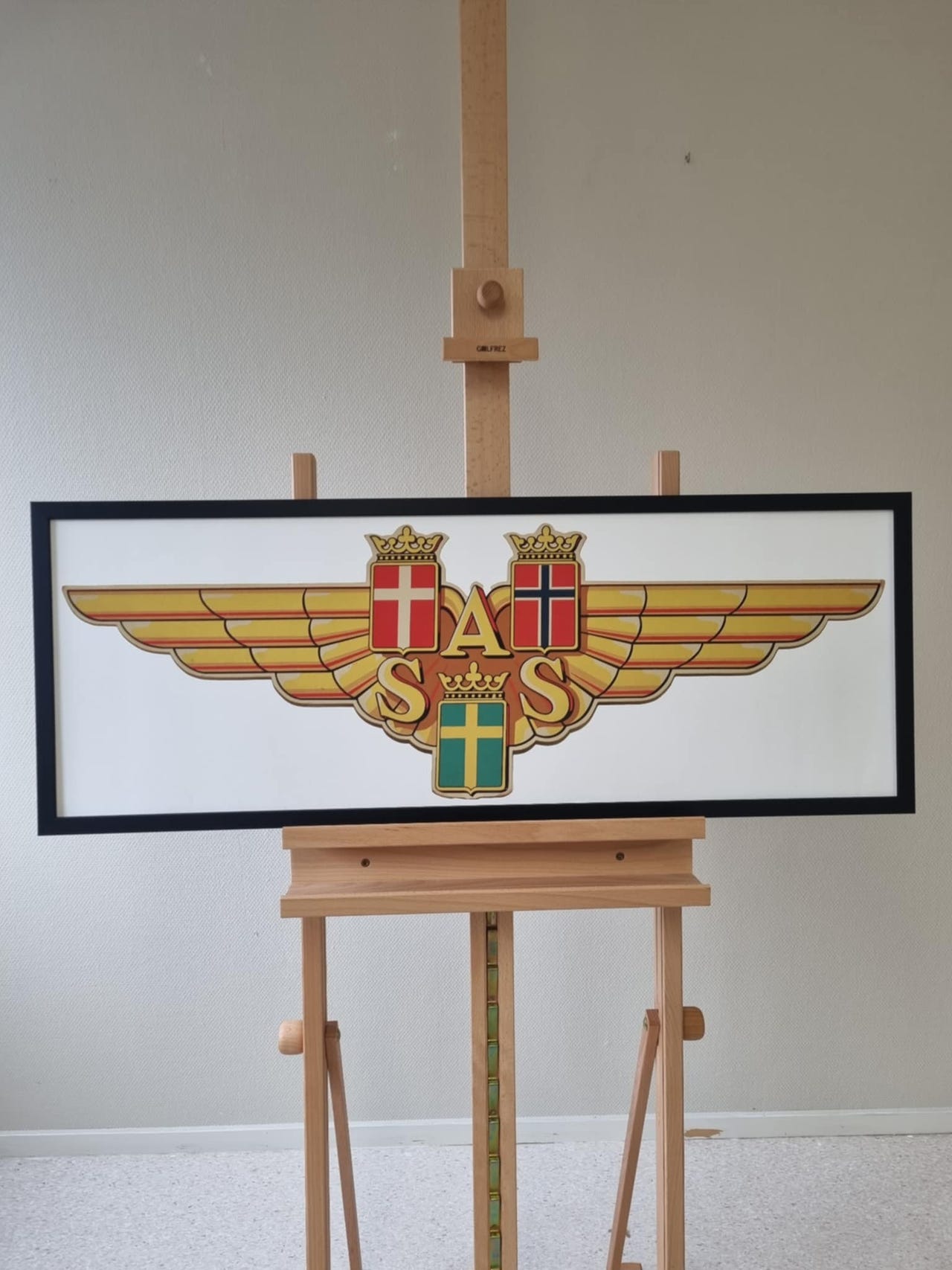 SAS reklame plakat | FINN-torget