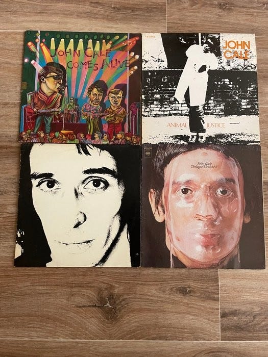 John Cale - 3 x albums + 1 x 12" single - Flere titler - LP-album (flere element | FINN-torget