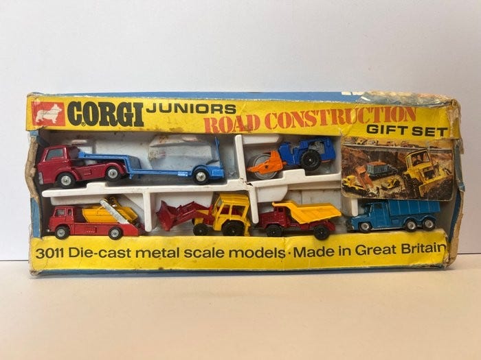 Corgi - Modell-lastebil - Corgi Juniors - 3011 - Veibygging gavesett ...