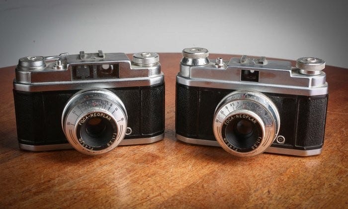 Foca Sport B Télémétrique lens Neoplar 2,8/4,5 cm et Sport lens 3,5/4,5 ...