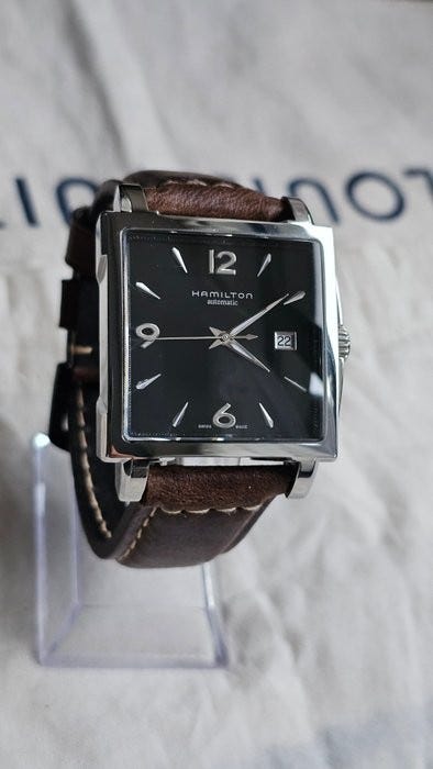 Hamilton Jazzmaster XL Square Automatic - Ingen reservasjonspris ...