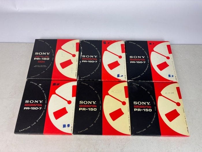 Sony - PR-150 - Professional Recording Tape - 18 cm ruller med bånd ...
