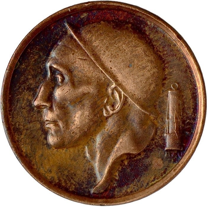 Belgia. Albert II. 50 Centimes 1998 FR - by Marcel Rau - rare variety ...