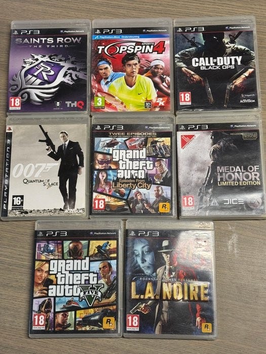Sony - Playstation 3 (PS3) - Lot van 8 Playstation 3 games - Videospill ...