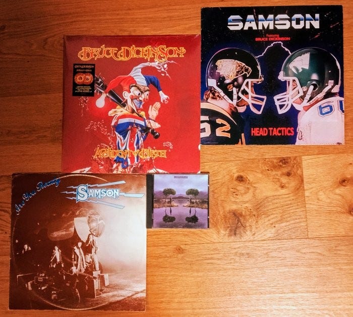 Bruce Dickinson / Samson - "Accident Of Birth" 2 x Vinyl Album Red ...