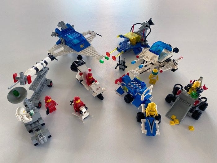 Lego Sett - Legoland - 6847 - 6872 - 6874 - 6875 - 6890 & LEGO 897 ...