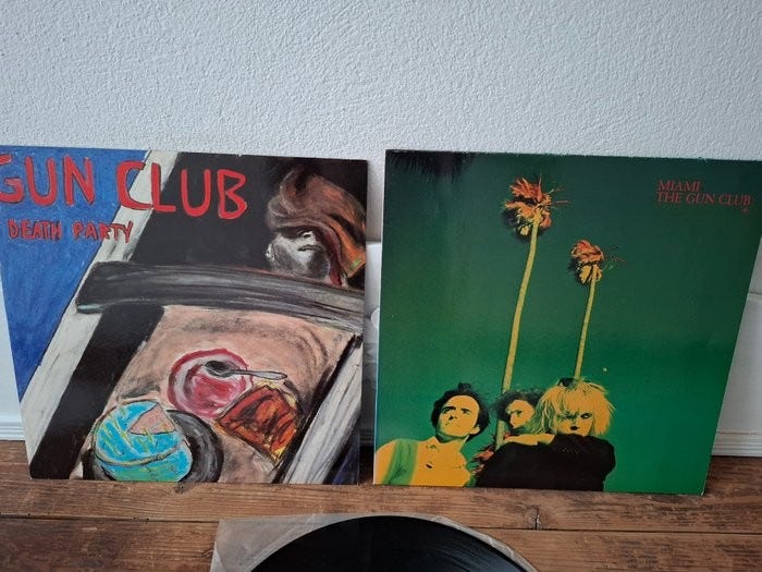 The Gun Club - Miami + Death Party - LP-album (flere elementer) - 1982 ...