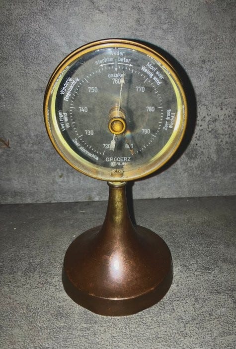 Barometer - Kobber - C.P. GOERZ BERLIN | FINN-torget