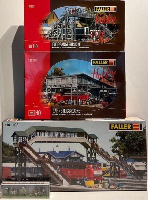Faller H0 - 131279/ 120198/ 131238/ 151228 - Modelltog-landskap (4 ...
