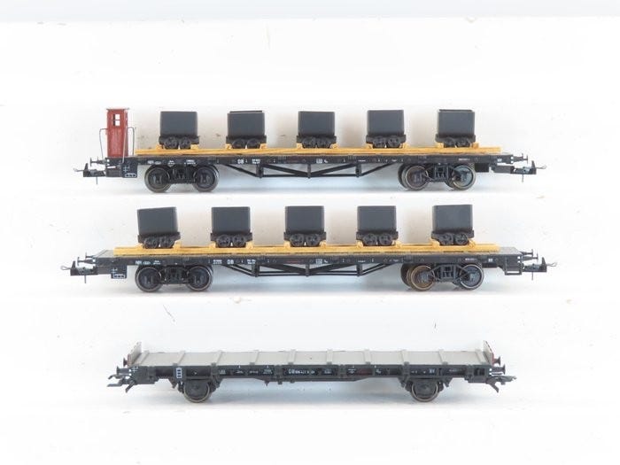 Trix H0 - 23990 - Modelltog godsvogn-sett (1) - 3-delt godsvognsett ...