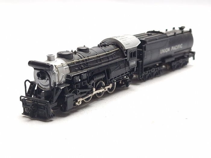 Bachmann N - 54551 - Damplokomotiv med tilhengervogn (1) - 'Mikado' 2-8 ...