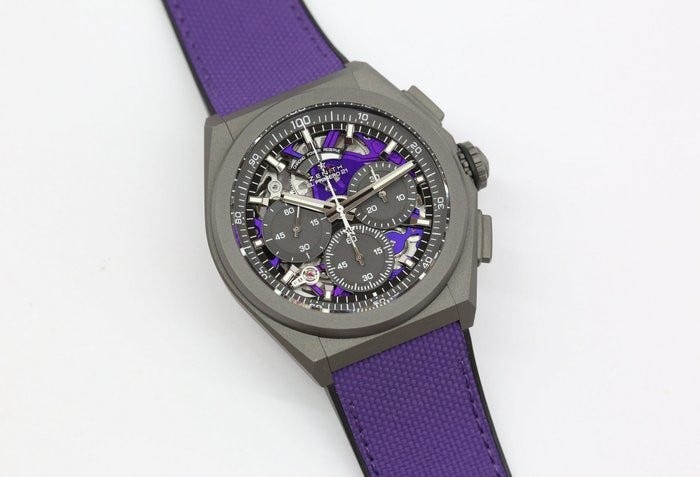 Zenith - Defy El Primero Ultraviolet Chronograph - 97.9001.9004/80.R922 ...