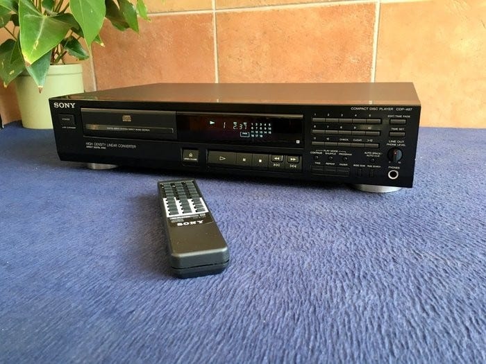 Sony - CDP-497 volume control CD-spiller | FINN-torget