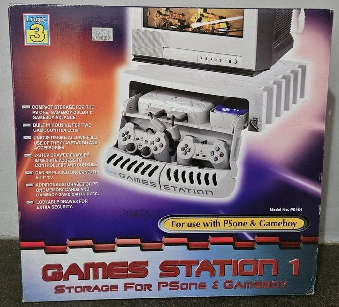 Sony - Games station for Ps1 + Ps2 games + Gamecube controller ...