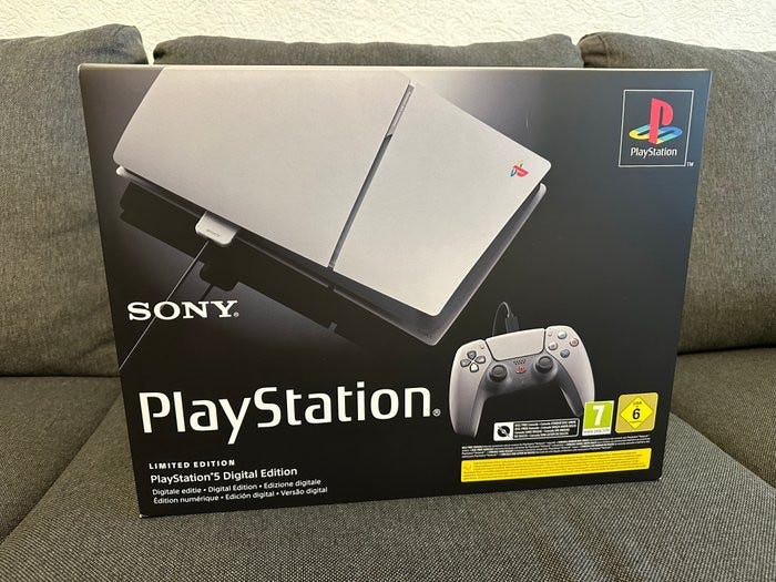 Sony - Playstation 5 (PS5) - SLIM DIGITAL 30th ANNIVERSARY Limited ...