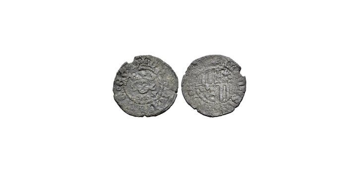 (695) Italia, Napoli. Alfonso I d'Aragona (1442-1458). Denaro (15mm, 0 ...