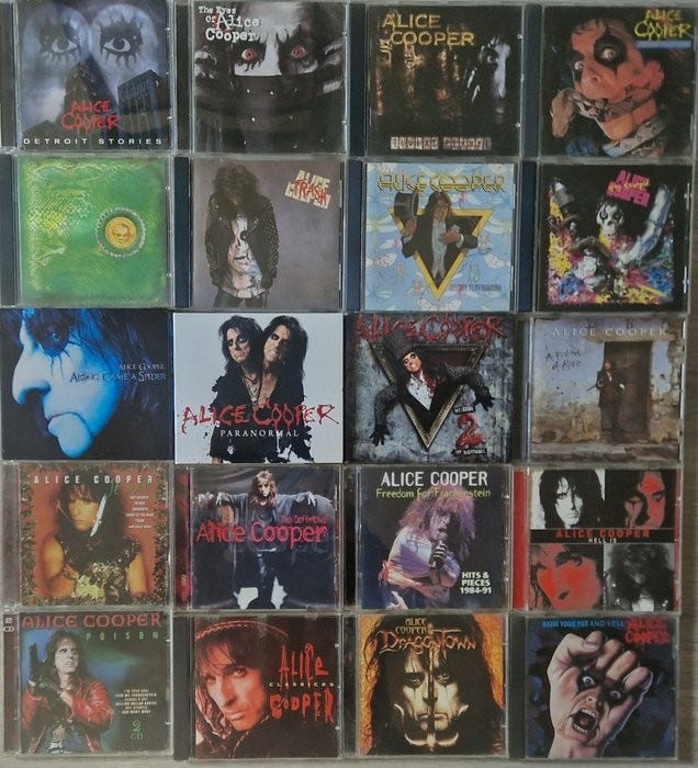 Alice Cooper - Great lot of 20 CDs - Flere titler - CD - 1973 | FINN-torget