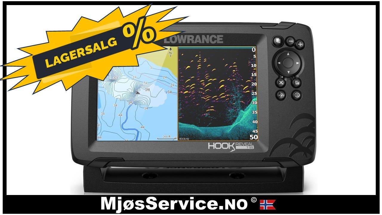 LAGERSALG - LOWRANCE HOOK REVEAL 5" - 9" | FINN-torget