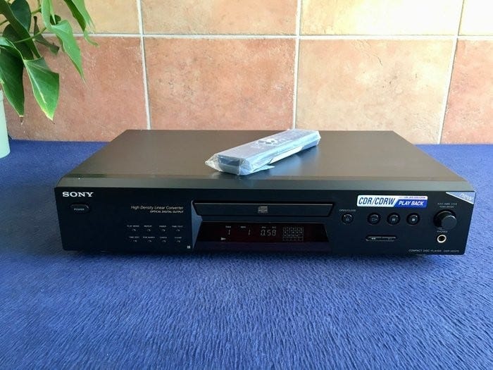 Sony - CDP-XE570 volume control CD-spiller | FINN-torget