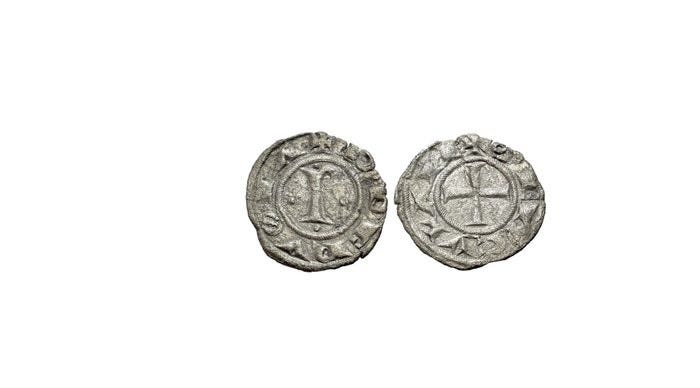 (701) Italia, Perugia (Republikken, 1260-1506). Denaro Picciolo (15mm ...
