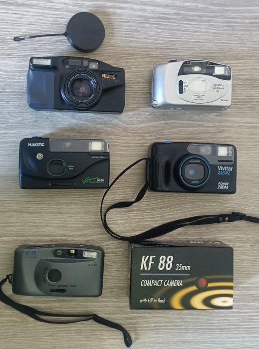 Haking, Ricoh, Vivitar, Yashica, Compact camera Rz-105 / Clear look AF ...