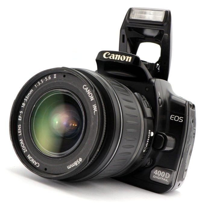 Canon EOS 400D + EF-S 18-55mm F/3.5-5.6 II Digitalt reflekskamera (DSLR ...