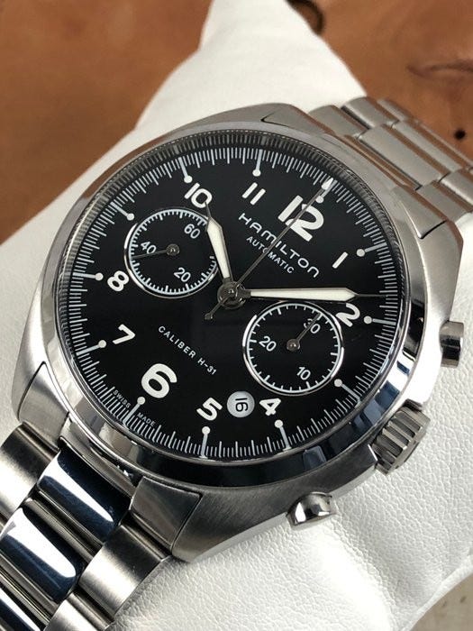 Hamilton - Khaki Aviation Pilot Pioneer Chronograph Automatic ...