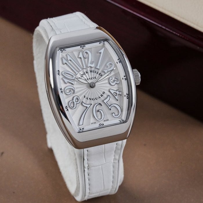 Franck Muller - Vanguard White - V 32 QZ BC AC - Dame - 2020+ | FINN-torget