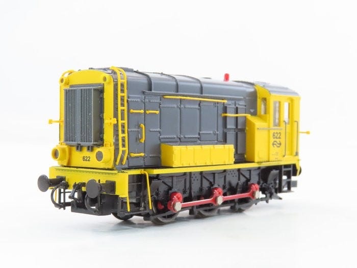 Roco H0 - 43398 - Diesel lokomotiv (1) - Serie 600 "Bakkie/Hippel" - NS ...