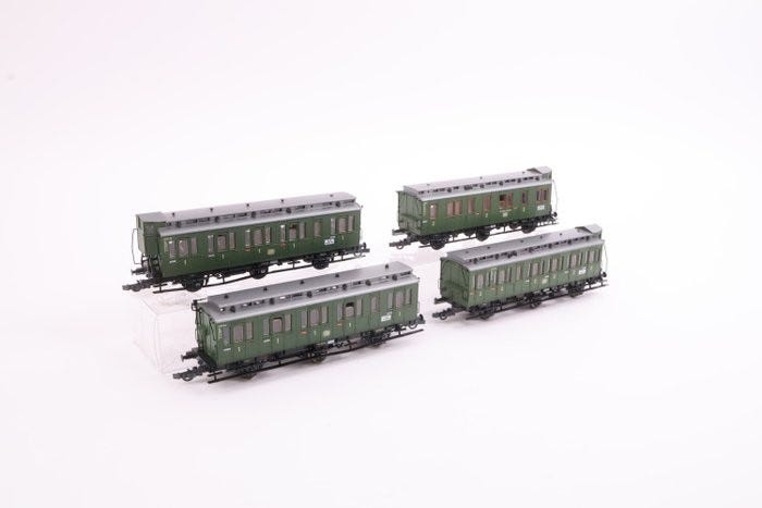 Roco H0 - 44500/44503/44506/44515 - Modelltog passasjervogn (4) - Sett ...
