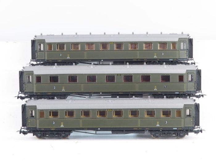 Piko H0 - 53364/53365/53366 - Modelltog passasjervogn (3) - 3x 4 ...