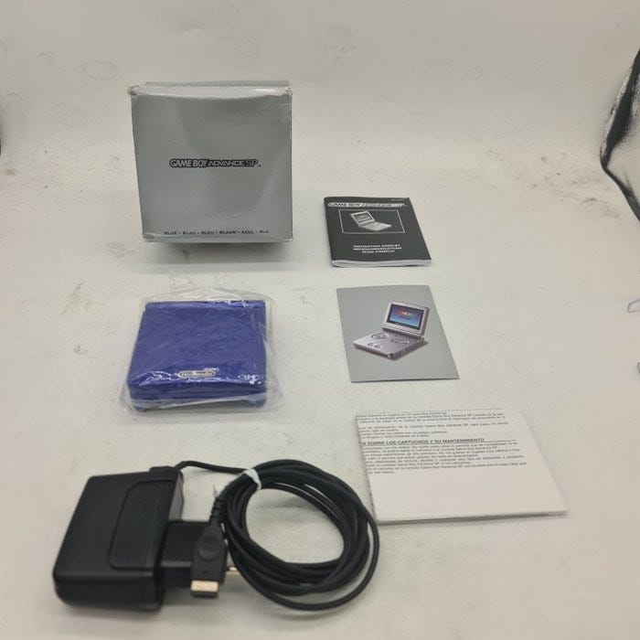 Nintendo - RARE Limited Edition Gameboy Advance SP Platinum Blue ...