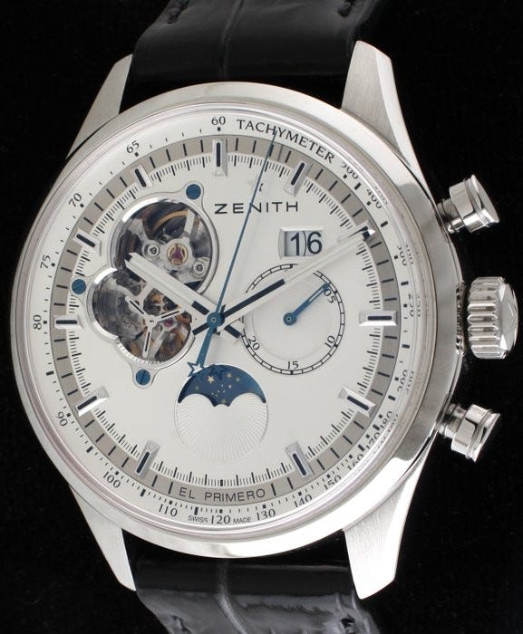 Zenith - 'El Primero Open Grande Date' - 'Chronomaster' - Moon Phases ...