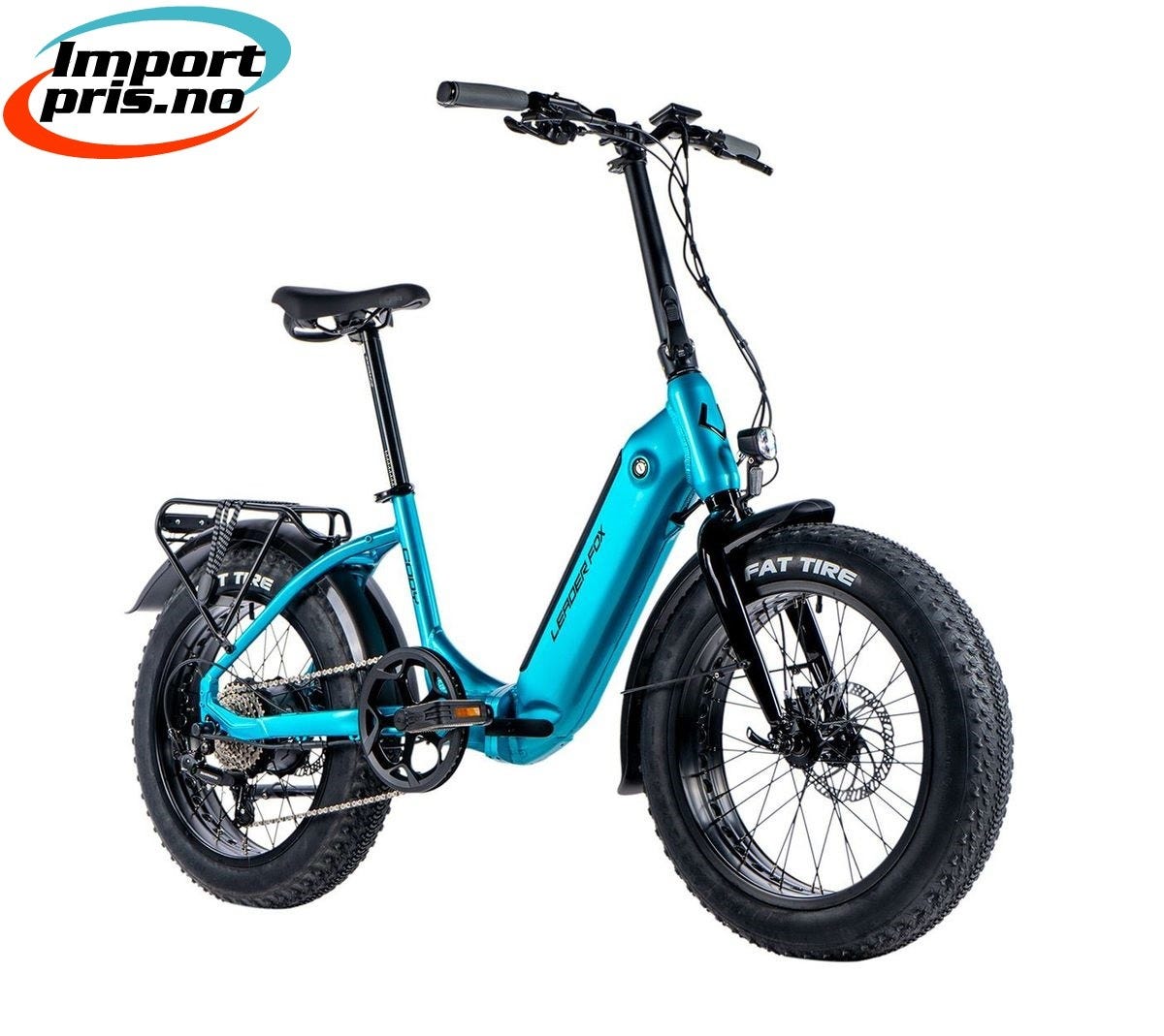 Fatbike sammenleggbar elsykkel Cody - 20" Laget i EU - 80Nm - Bl | FINN-torget