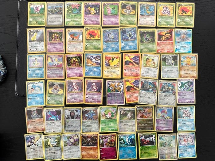 WOTC Pokémon - 1300 Mixed collection - Blastoise, Mew, Mewtwo, Pikachu ...