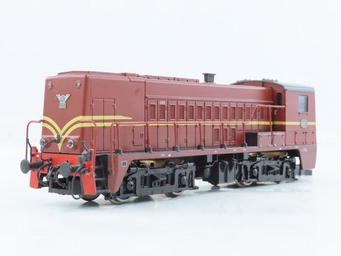 Roco H0 - 63926 - Diesel lokomotiv (1) - Serie 2200 i original brun ...