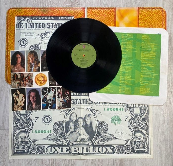 Alice Cooper LP " Billion Dollar Babies " - COMPLETE First 1973 Press ...