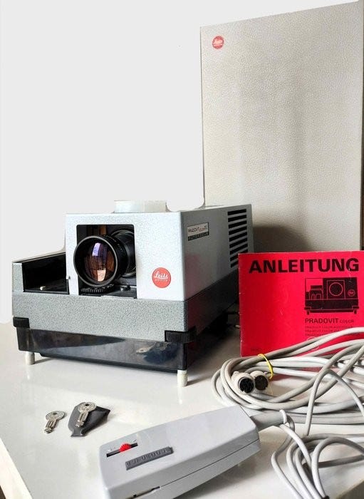 Leitz Pradovit Color 250 AutoFocus + Elmaron F2.8 120mm ...