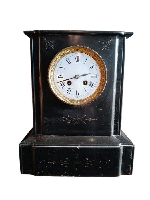 Peisur - Japy Freres Med.D'Honneur - french black marble - Marmor ...