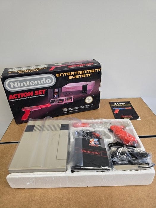 Nintendo - Nes - 8-Bit Super Rare - Big Box Action Set+ Original ...