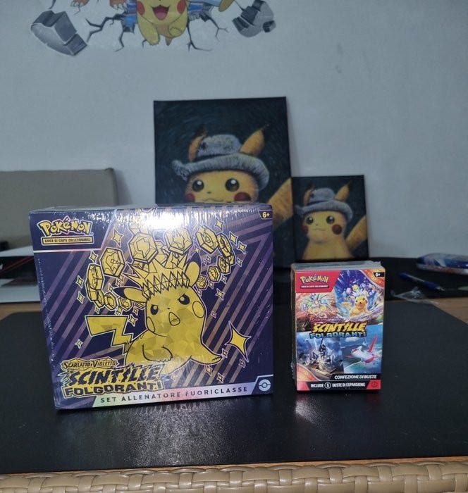 Pokémon - 2 Sealed box - Pokemon scarletto e violetto - Scintille ...