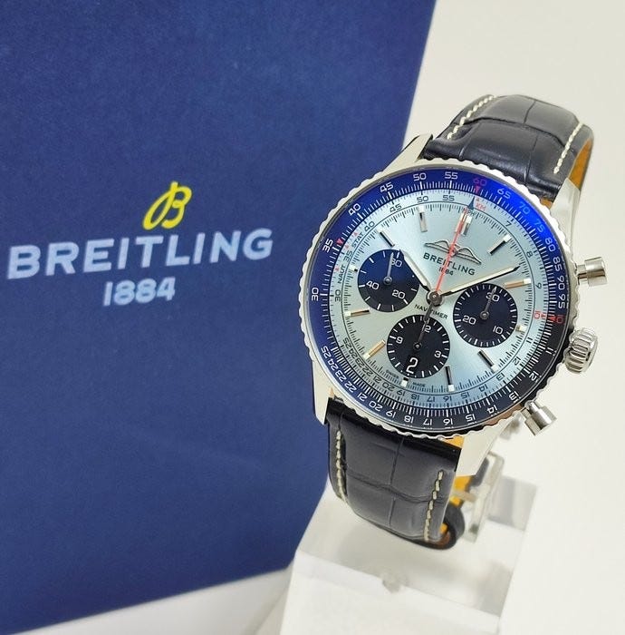Breitling - Navitimer B01 “Ice Blue” Chronograph - AB0138241C1P1 ...