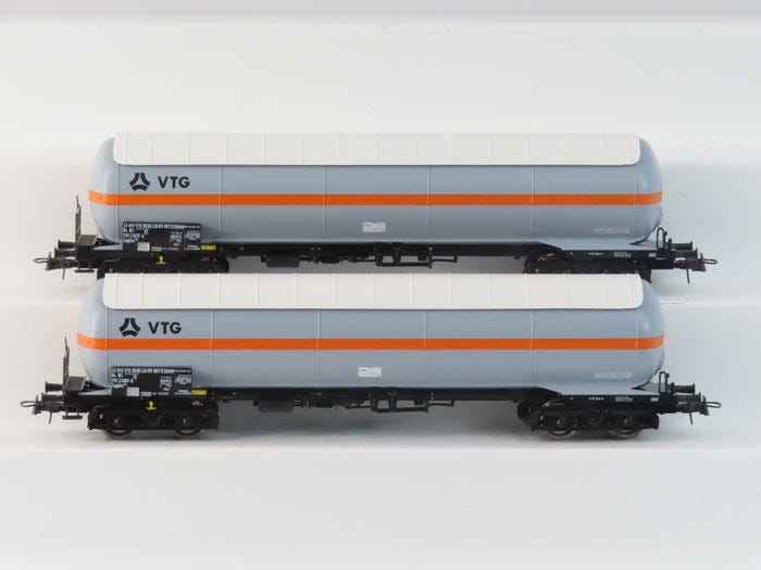 Roco H0 - 66001 - Modelltog godsvogn-sett (1) - 2-delt sett ketelvogner ...
