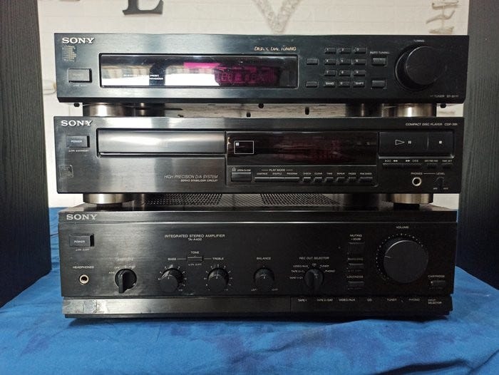 Sony - TA-A400/ ST-S170/ CDP-391 Hi-fi sett - Flere modeller | FINN-torget