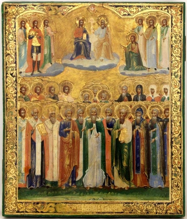 Ikon - SJELDENT Høy kvalitet ikon av ALLE helgener - Tre | FINN-torget