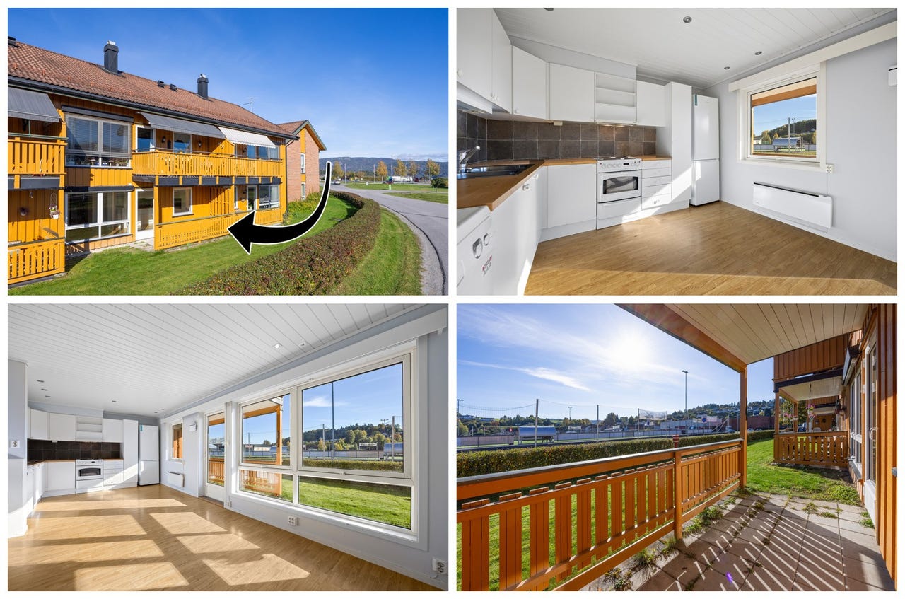 Praktisk og enkel selveierleilighet i 1. etasje i Ulefoss sentrum | 2 ...