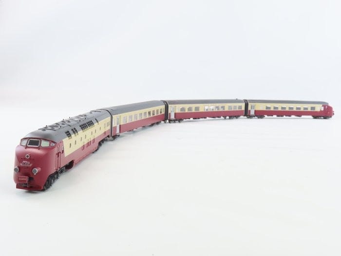 Roco H0 - 69123 - Tog enhet (1) - Fire-delt TEE "Edelweiss" DE 1002 med ...