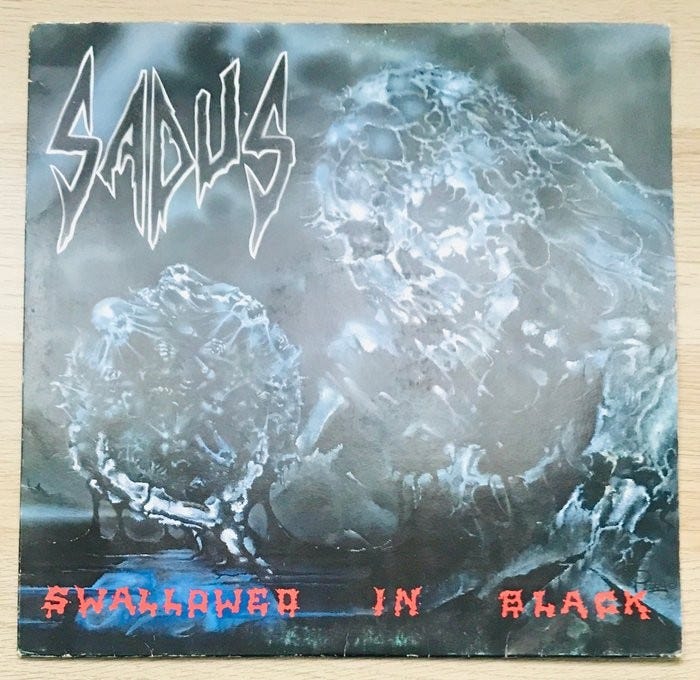 Sadus - Swallowed In Black / First Pressing / Death Metal Rarity - LP ...
